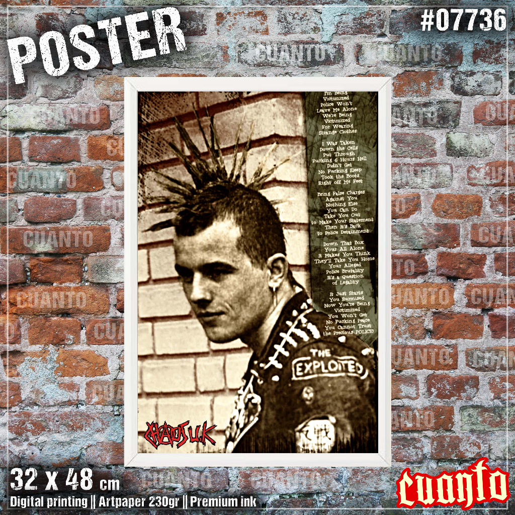 Jual Poster Band Punk Legend Chaos UK | Shopee Indonesia