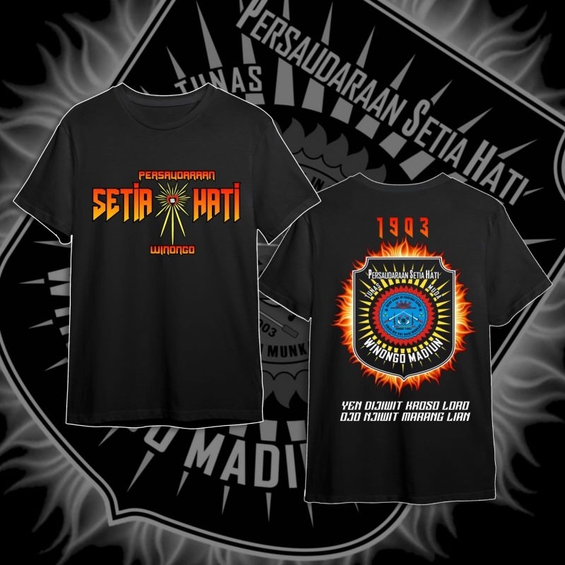 Jual Kaos PSHW Persaudaraan Setia Hati Winongo 1903 Desain Simpel ...