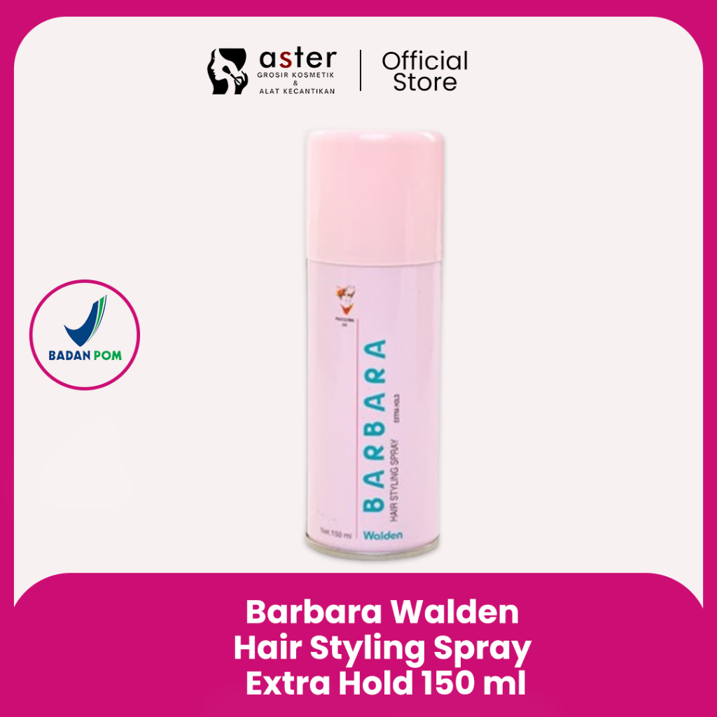 Jual Aster Kosmetik - Barbara Walden Hair Styling Spray Extra Hold 150 ...