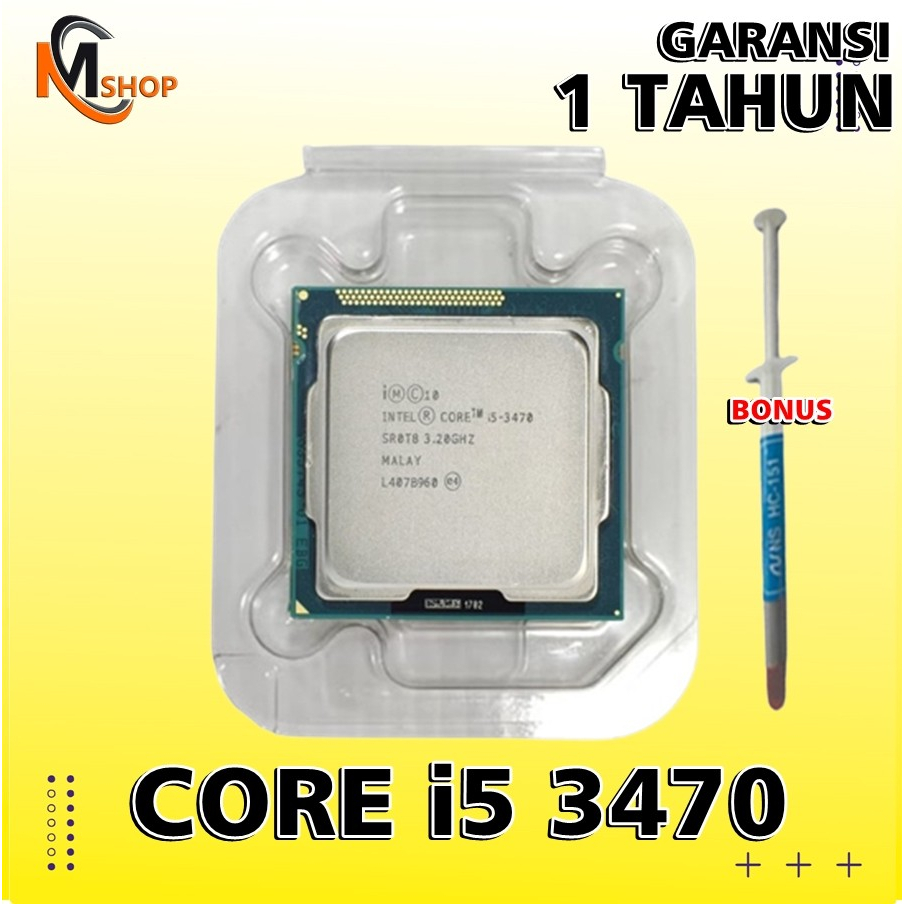 Jual Prosesor Processor Intel Core i5 3470 LGA 1155 Ivy Bridge | Shopee ...