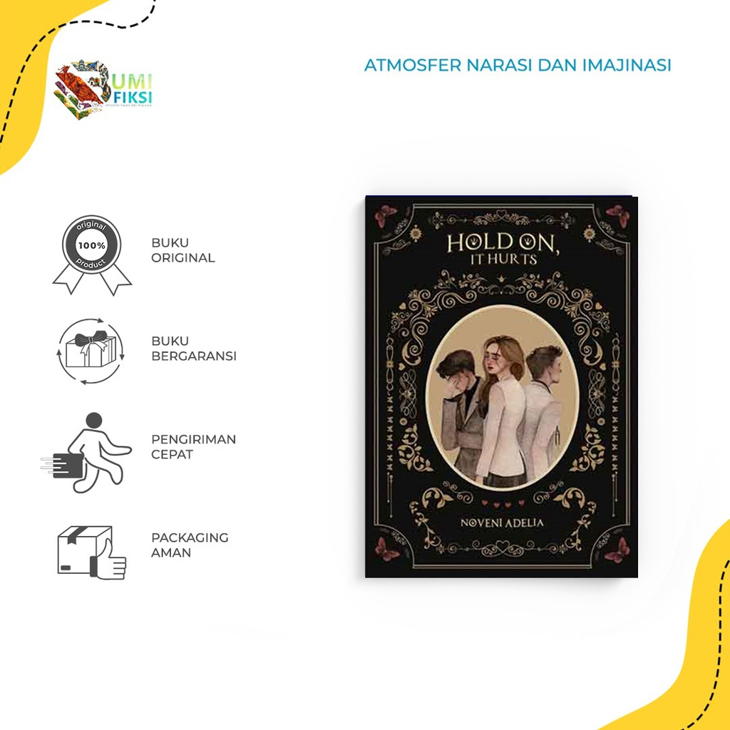 Jual Buku Novel - Hold On It Hurts - Noveni Adelia - Akad - Bumifiksi ...