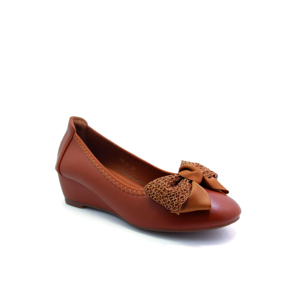 Jual FLY SHOES Calandra Sepatu Wanita 9331 in Brown | Shopee Indonesia