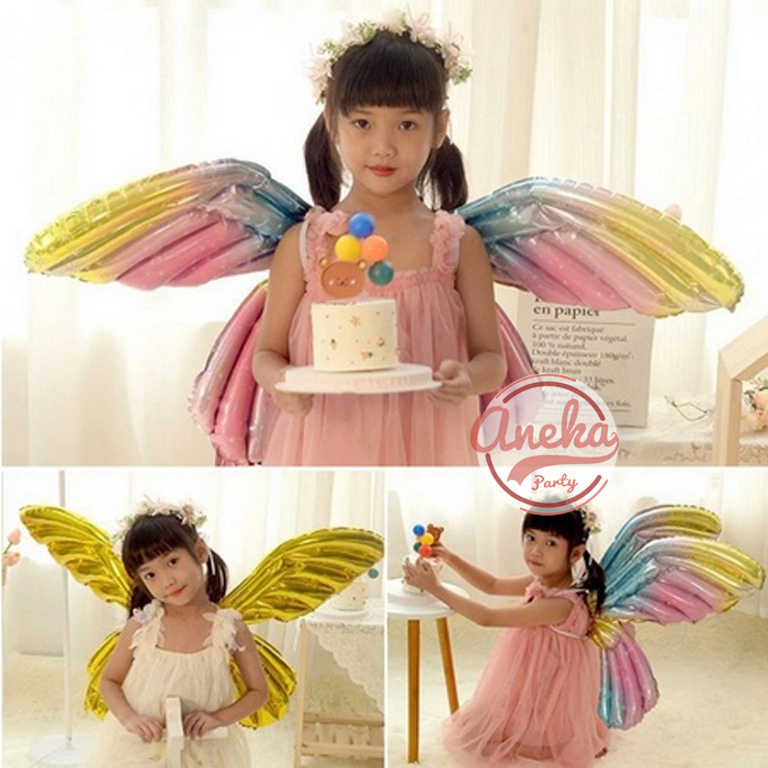 Jual Balon Foil Sayap Kupu Kupu / Balon Foil Sayap Angel / Balon Sayap ...