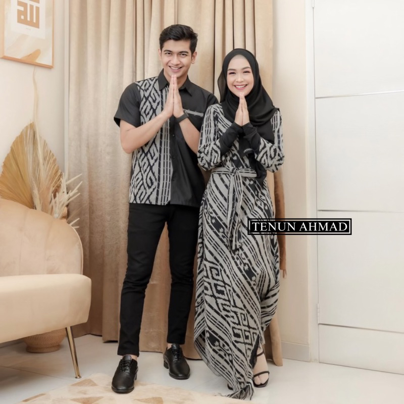 Jual TENUN AHMAD Ria Ricis Baju Couple tenun motif Toraja | Shopee ...