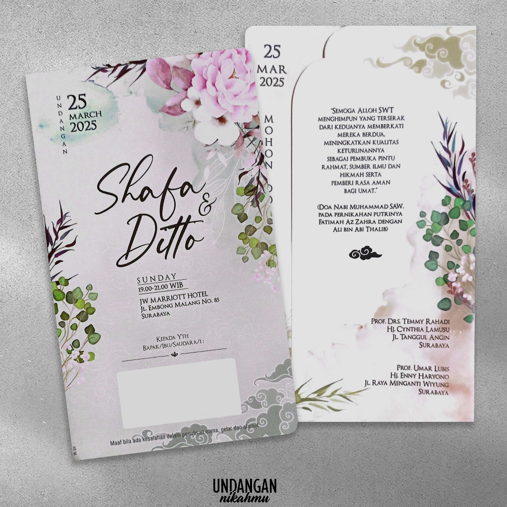 Jual UNDANGAN WEDDING AESTHETIC,UNDANGAN MURAH,UNDANGAN NIKAH ...