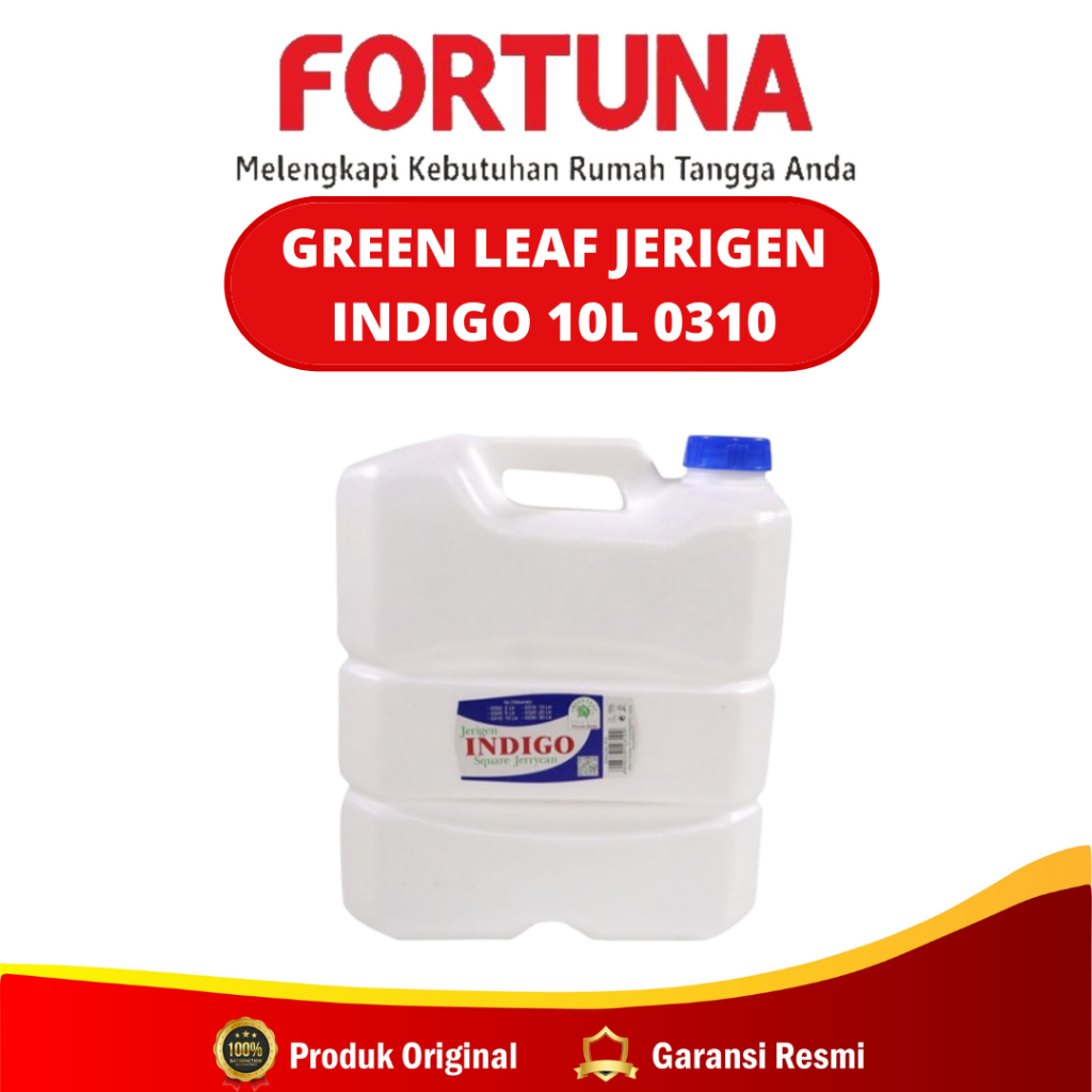 Jual Green Leaf Jerigen Indigo 10L 0310 / Jerigen 10L | Shopee Indonesia