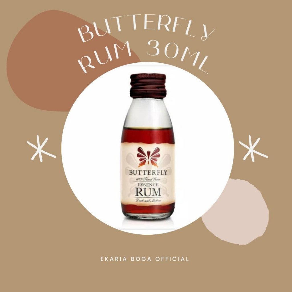 Jual PEWARNA | PERISA MAKANAN | ESSENCE | BUTTERFLY | BUTTERFLY RUM ...