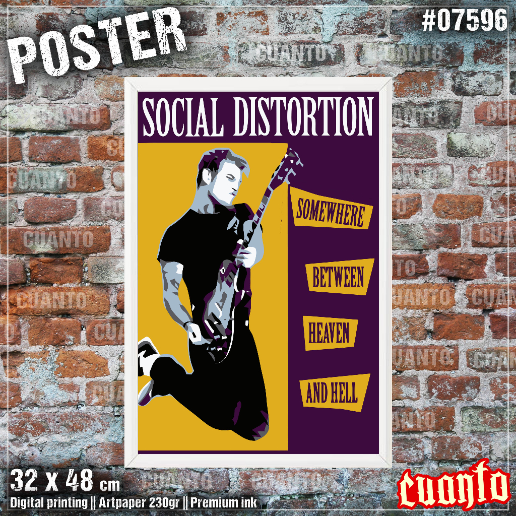 Jual Poster Social Distortion | Shopee Indonesia