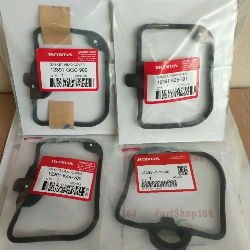 Jual Karet Gasket Cylinder Head Cover BEAT SCOOPY SPACY VARIO 110 BEAT Karbu Vario 125 PCX 150 ...