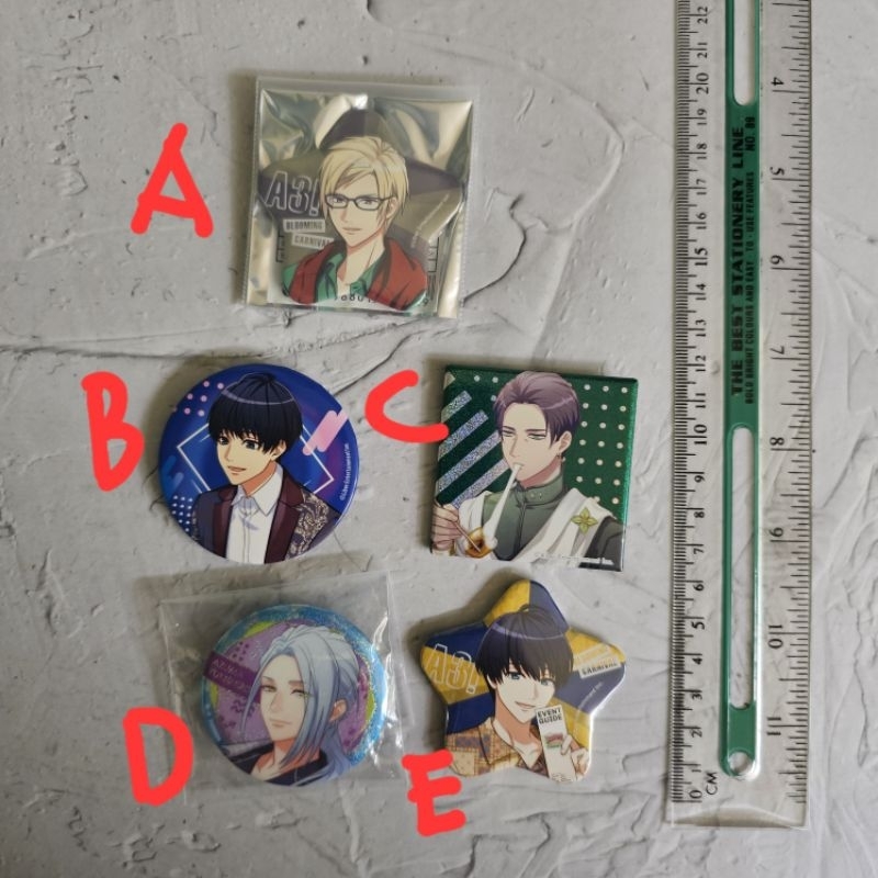 Jual official merch A3 pin guy sakyo tsumugi dkk | Shopee Indonesia