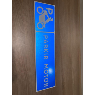 Jual RAMBU RAMBU SIGN TANDA PARKIR MOTOR PARKIRAN TANDA MOTOR 15 X 60 ...
