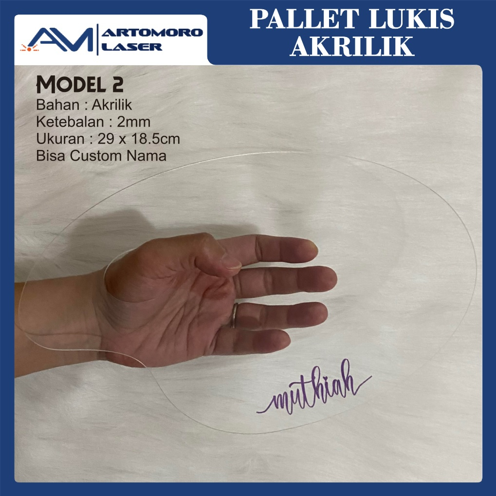 Jual ACRYLIC PALETTE | PALET LUKIS AKRILIK | AKRILIK PALET | PALET ...