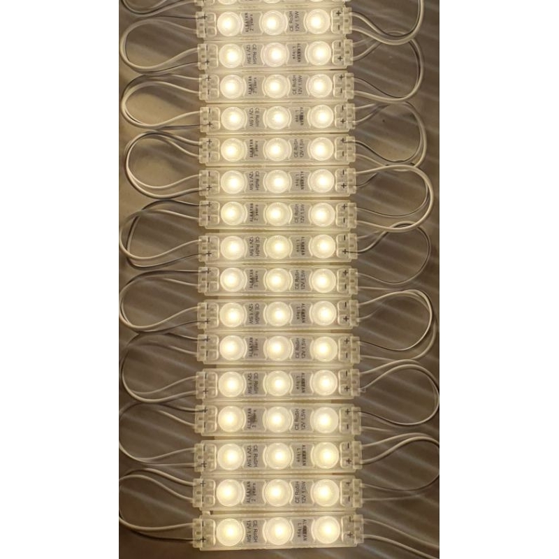 Jual Lampu LED Modul 3 Mata 12V 1.5 Watt 3500K Warm White | Shopee ...