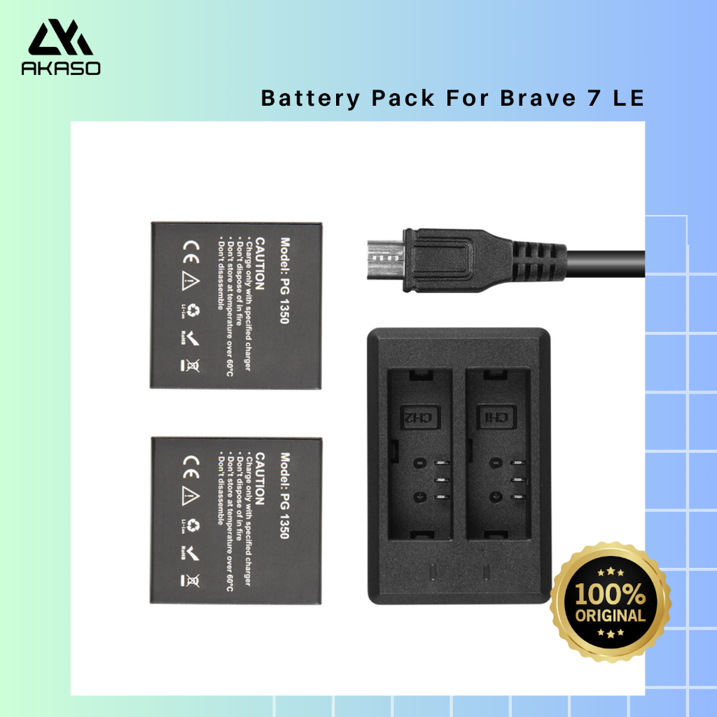 Jual Akaso Battery Kit | Shopee Indonesia