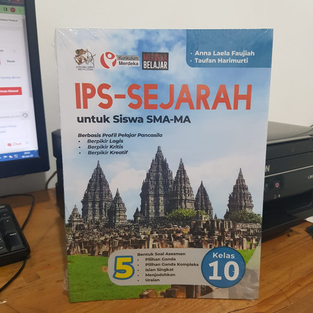 Jual BUKU IPS - SEJARAH UNTUK SMA/MA KELAS 10 (KUR.MERDEKA) | Shopee Indonesia