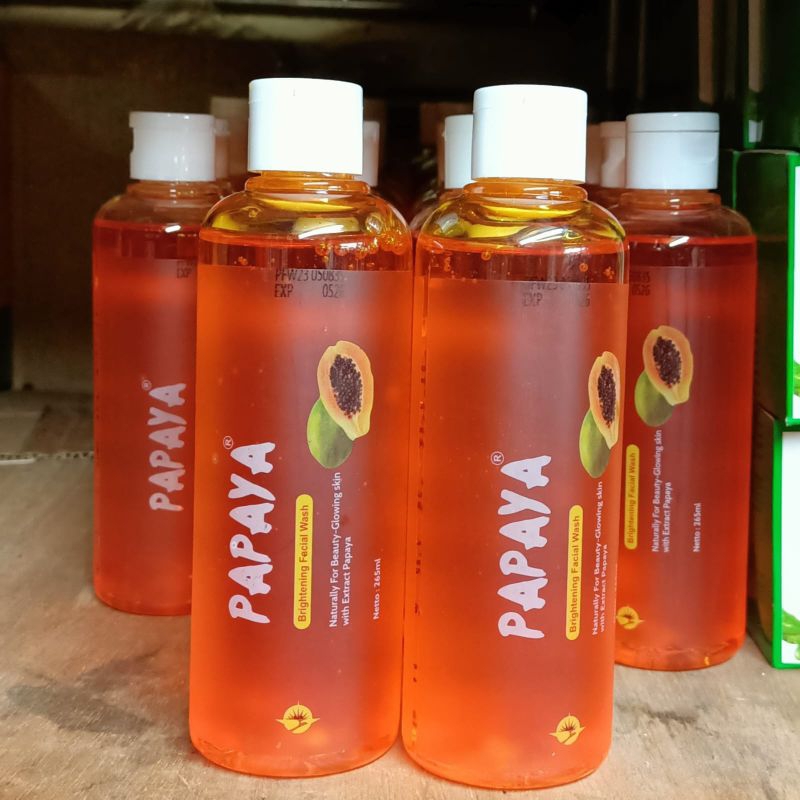 Jual Sabun Cair Papaya Brightening Facial Wash 265ml | Shopee Indonesia