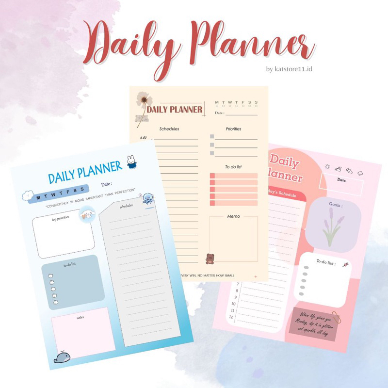 Jual Daily Planner / Bullet Journal Planner / Planning Harian / Design ...
