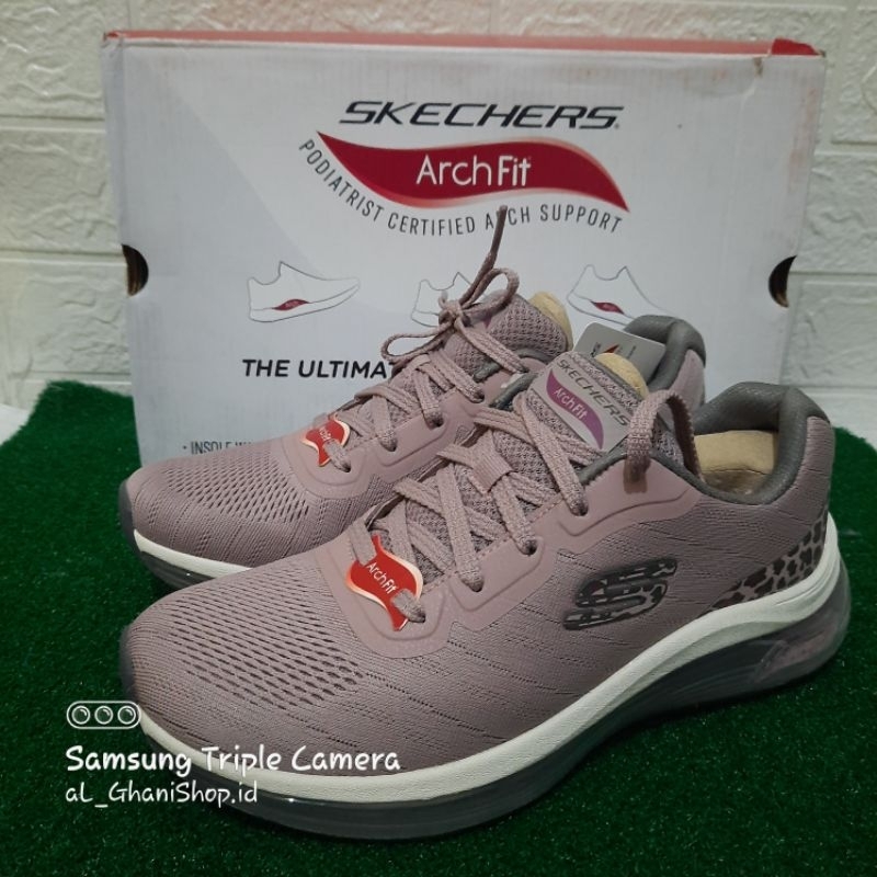 Jual Sepatu running wanita skechers arch fit element air 149846 ...