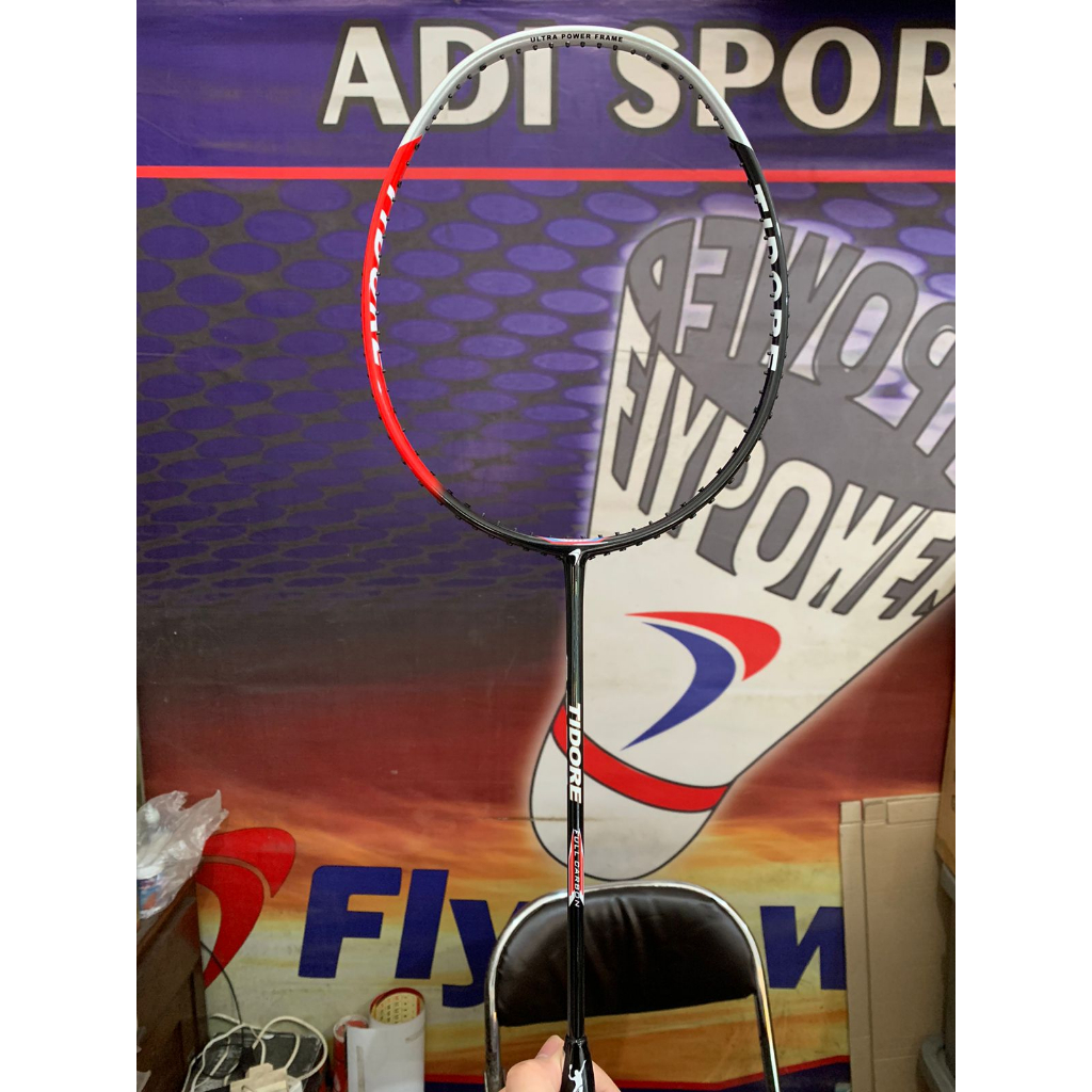 Jual Raket Badminton Original FLYPOWER TIDORE Black White Red | Shopee ...