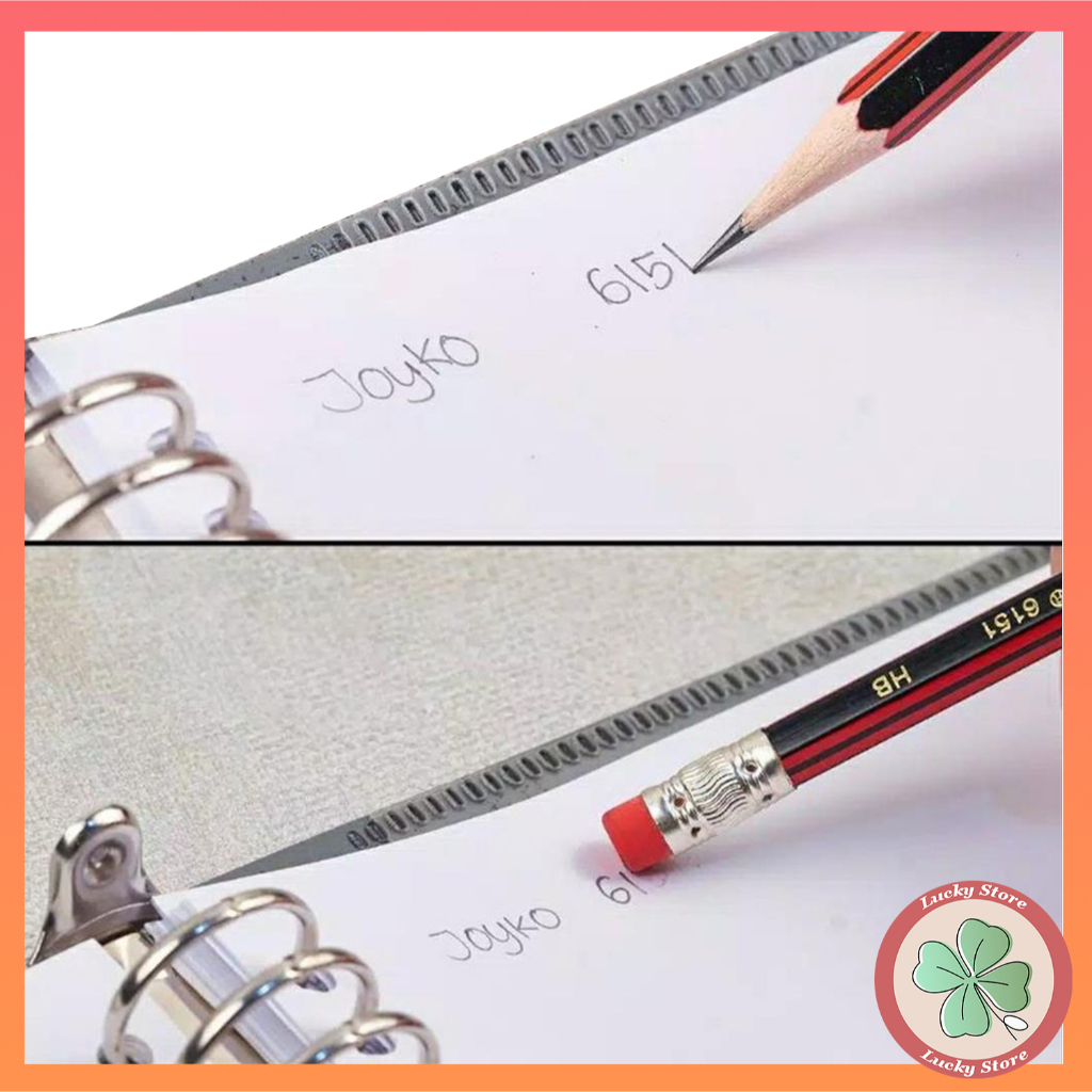 Jual Alat Tulis / Pensil Tulis HB Merah Hitam Simple (5pcs) | Shopee ...