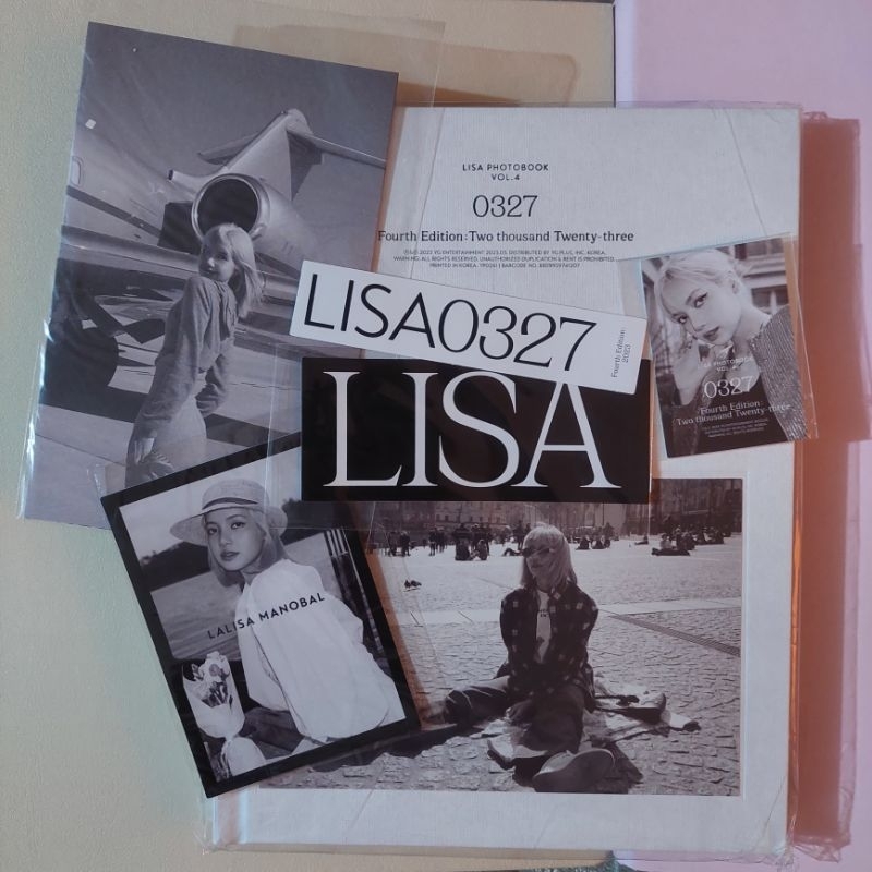 Jual Lisa Photobook 0327 Vol 4 PB + STICKER SET + POB YGS (1 dari 3 pc ...