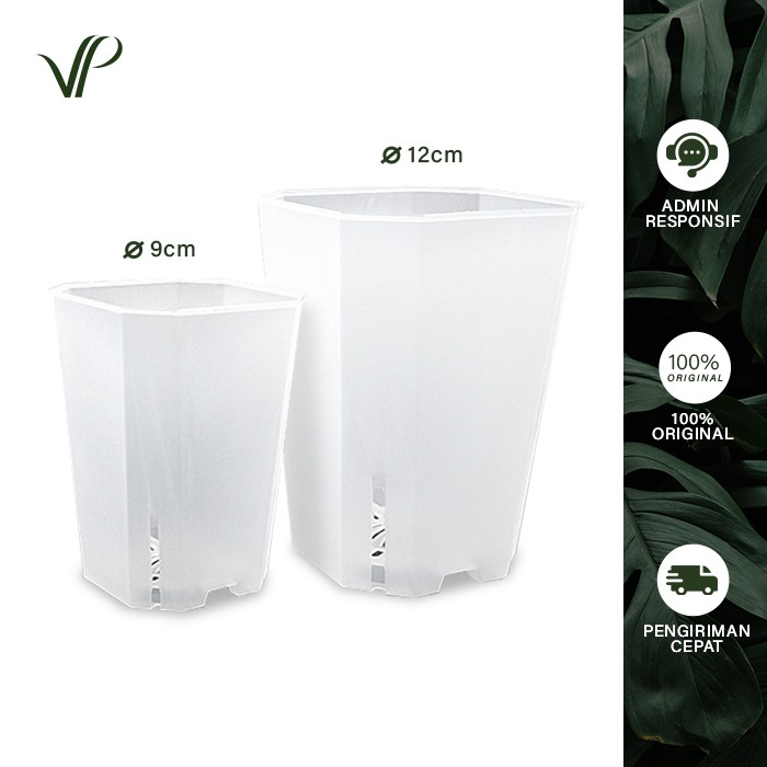 Jual POT TANAMAN PLASTIK BENING PROKES (diameter 9 cm) | Shopee Indonesia