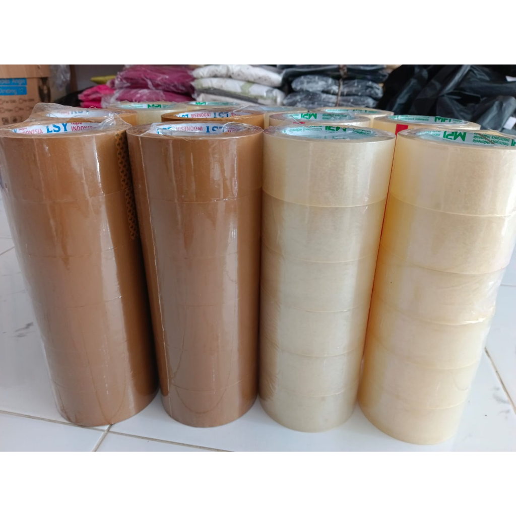 Jual Pekanbaru 22 Maret 2024 - Lakban bening 100 Yard /Full 48 mm x 100 yard | Shopee Indonesia