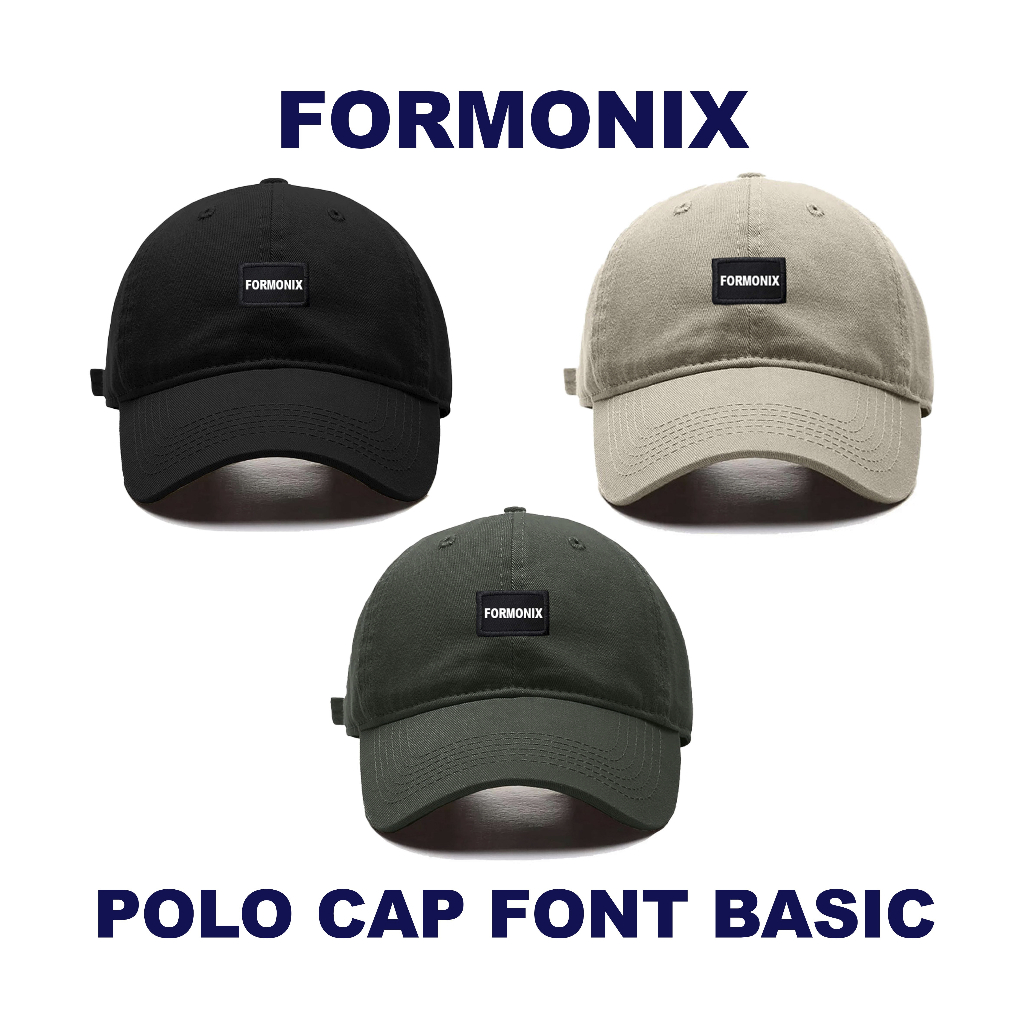 Jual FORMONIX Polo Cap FT Basic I Topi Polo FT Basic | Shopee Indonesia