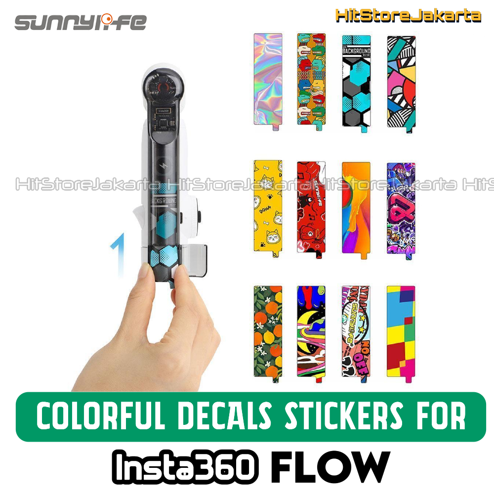 Jual Sunnylife Decals Sticker For Insta360 Flow / Flow PRO Skin ...
