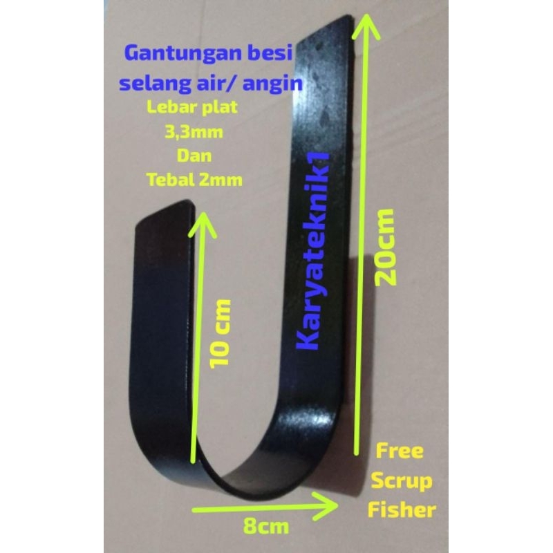 Jual gantungan selang tempel dinding gantungan selang taman gantungan ...