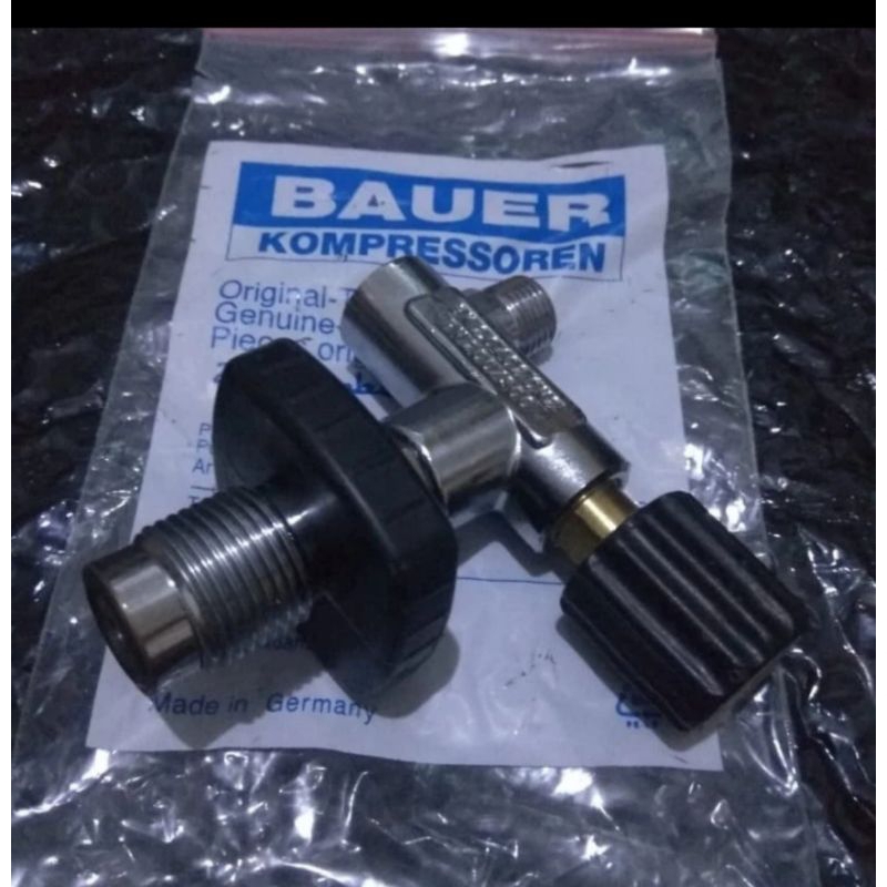 Jual FILLING VALVE DIN ADAPTER KOMPRESOR BAUER | Shopee Indonesia