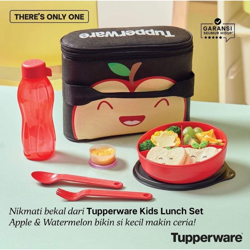 Jual KIDS LUNCH set Tupperware watermelon atau apel | Shopee Indonesia