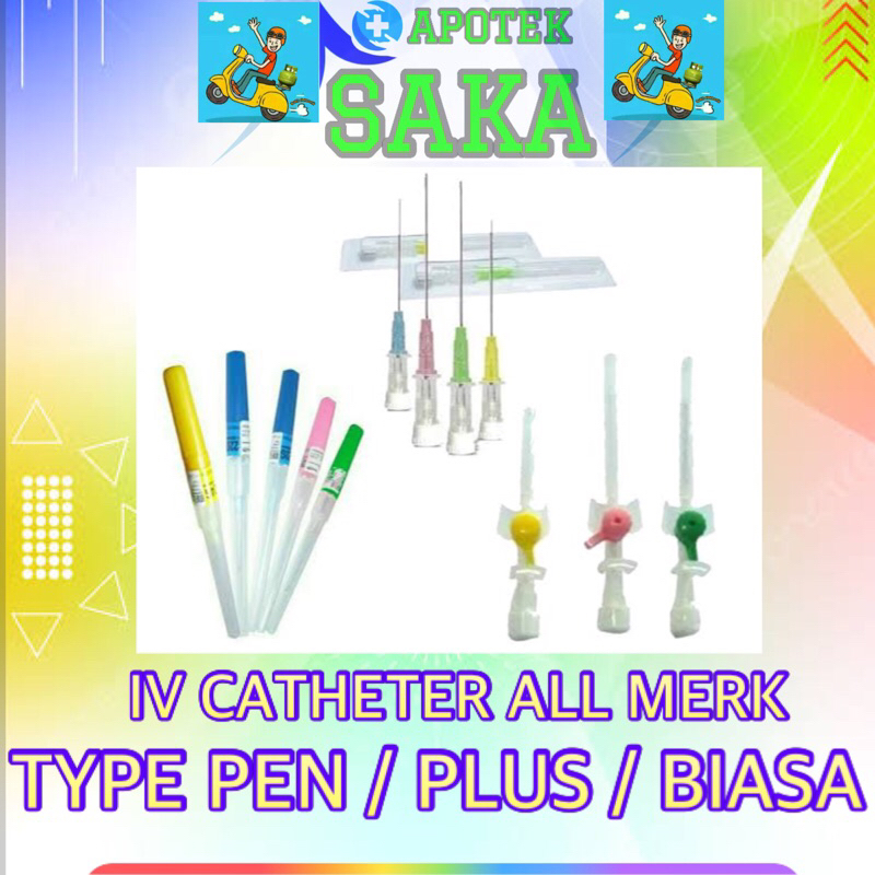Jual PENUSUK PEN TYPE / PLUS PORT/ Biasa Inflo IV Catheter Satuan ...