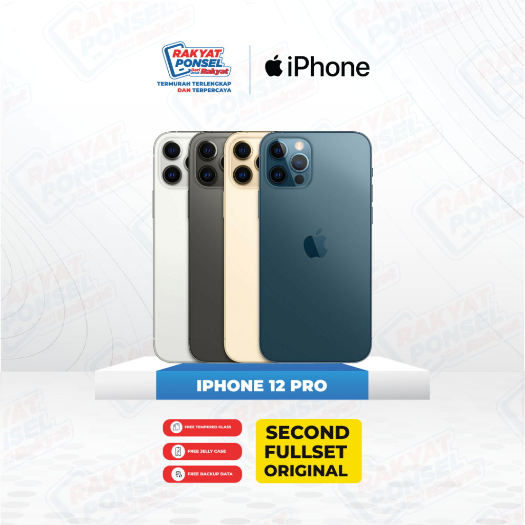 Jual Apple 12 Pro 128Gb Ex lnter Second Fullset Original | Shopee Indonesia
