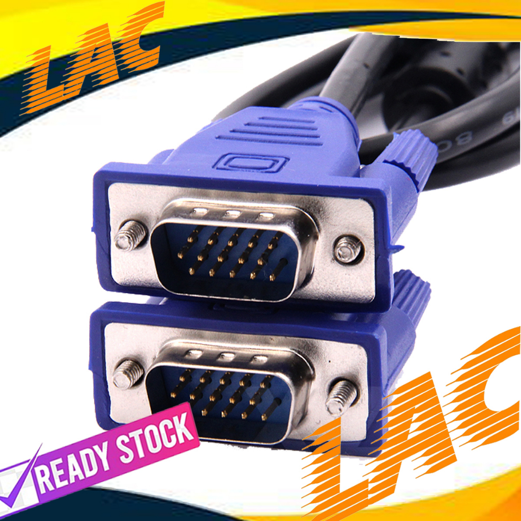 Jual Kabel Vga 1.5M Standar / Kabel Vga murah / Kabel Vga 1.5meter | Shopee Indonesia