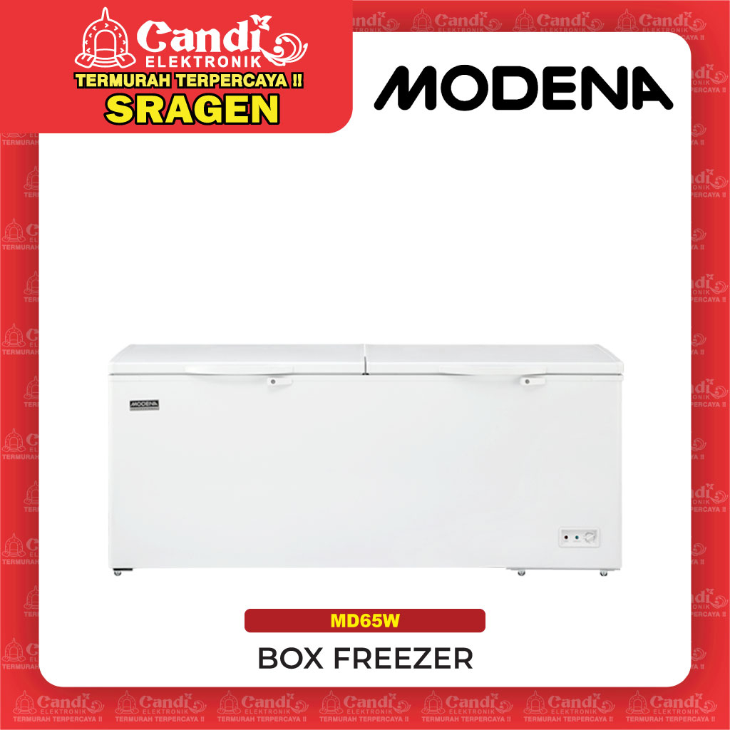 Jual MODENA Box Freezer 650 Liter 2 Pintu - MD65W | Shopee Indonesia