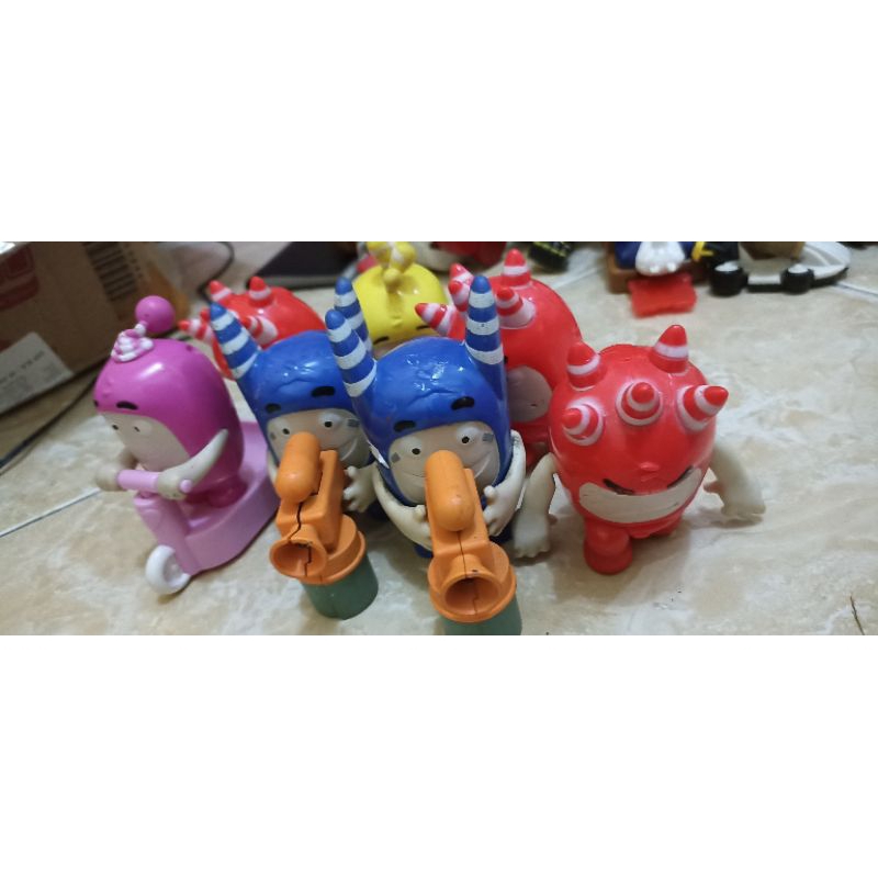 Jual MAINAN BEKAS Mainan Oodbods Hadiah MCD Action Figure Mainan KFC ...