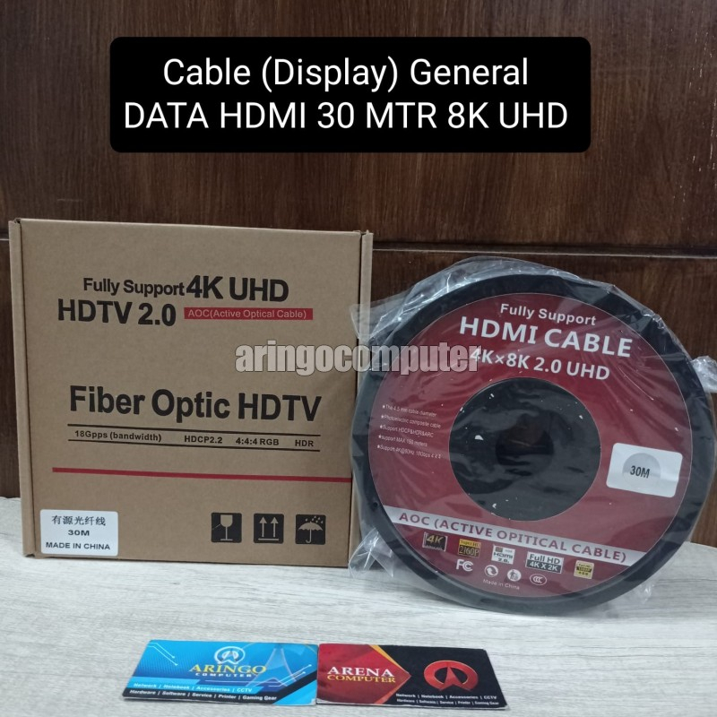 Jual Cable (Display) General DATA HDMI 30 MTR 8K UHD | Shopee Indonesia