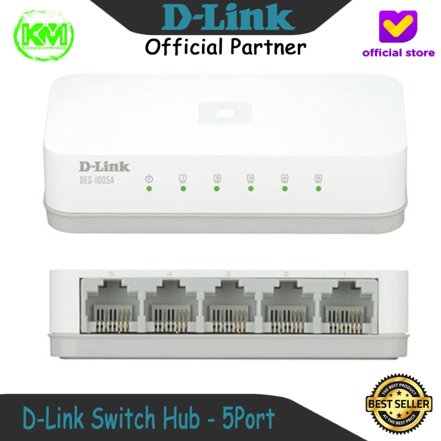 Jual D-link Switch HUB 5 Port DES-1005C 100mbps DES1005C | Shopee Indonesia