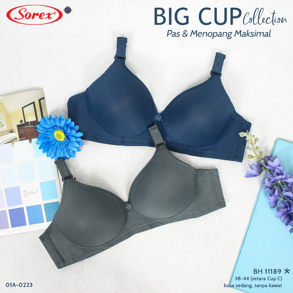 Jual Bra Bh Tanpa Kawat 11189 Sorex (Big Cup) | Shopee Indonesia