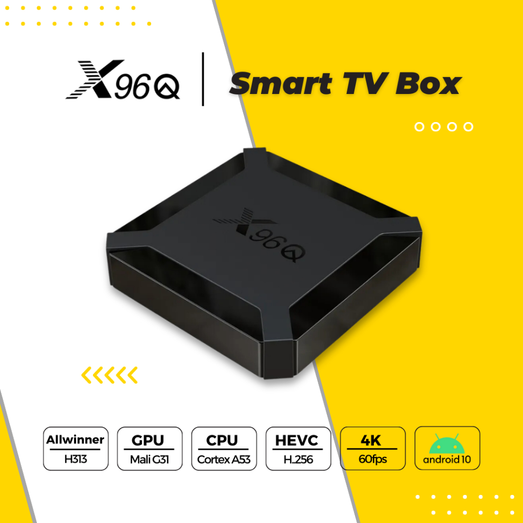 Jual Android Tv Box X96Q 2/16 GB Allwinner H313 New Android 10.0 | Shopee Indonesia