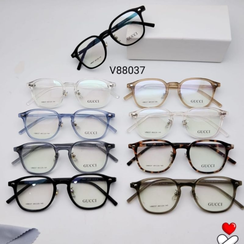 Jual Frame Kacamata Wanita/Pria Antiradiasi Model Terbaru V88037 ...