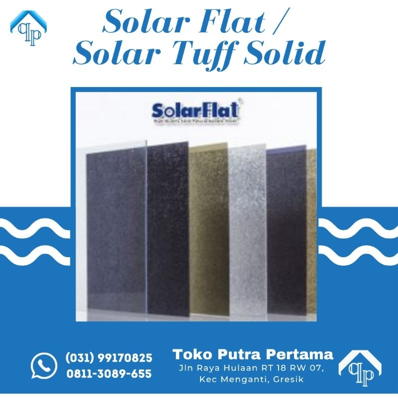 Jual Solarflat Solartuff Solid Clear Grey Brown 1,2mm | Shopee Indonesia