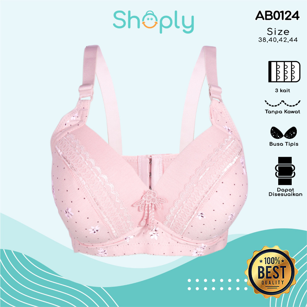 Jual Bra Wanita BH Lace Renda Motif Bunga Tanpa Kawat | Shopee Indonesia