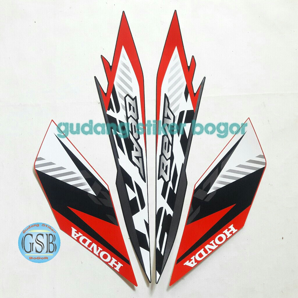 Jual Stiker striping motor honda beat fi 2023 cbs hitam-merah | Shopee ...