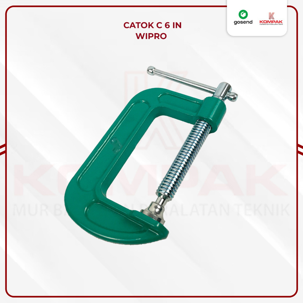 Jual CATOK C 6" WIPRO / CLAMP C 6" WIPRO / KLEM C 6" WIPRO | Shopee ...