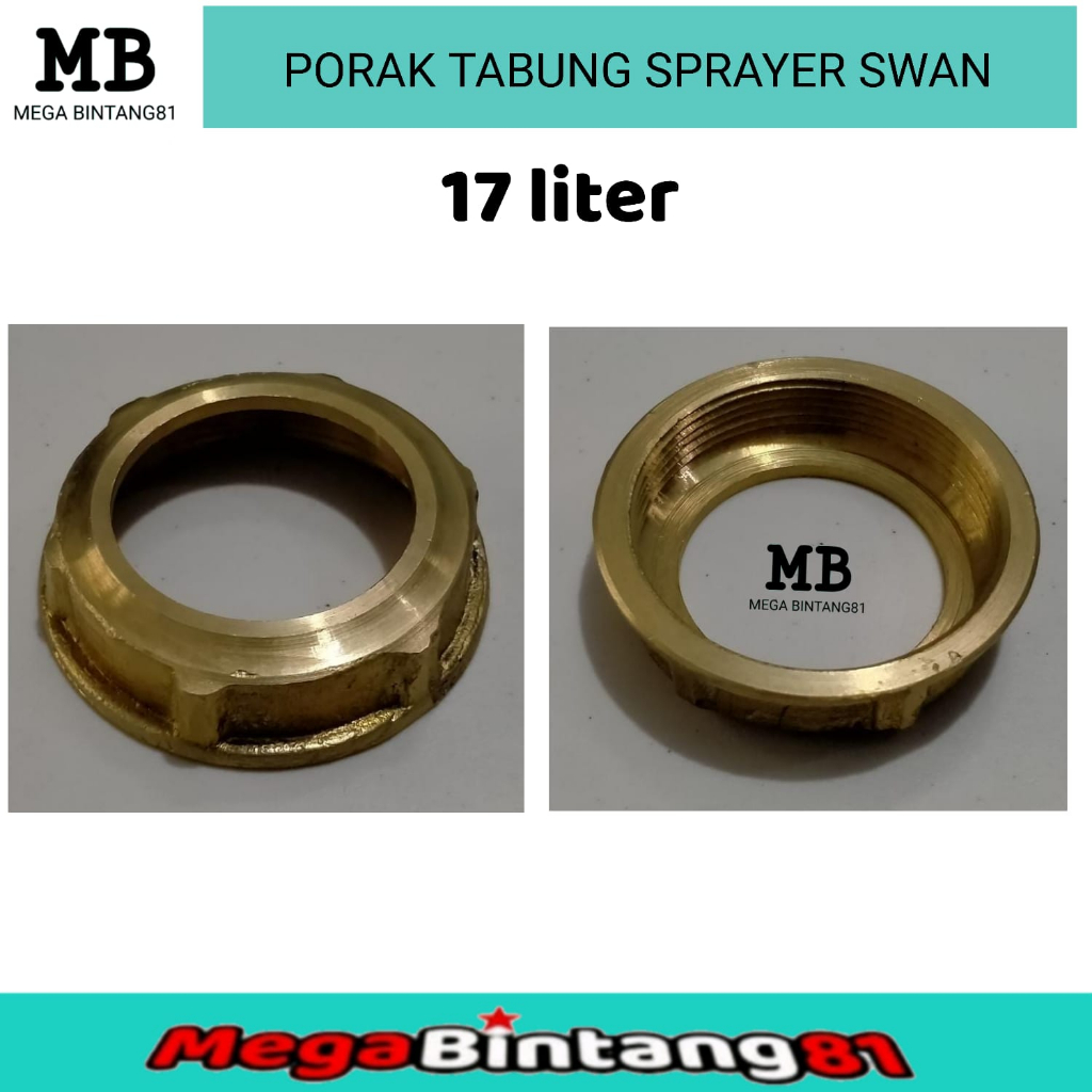 Jual Porak pompa tabung sprayer manual tutup tabung swan 17 liter ...