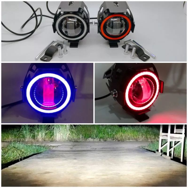 Jual Lampu Tembak Sorot Led Cree U7 mini Transformer Projector U7 besar ...