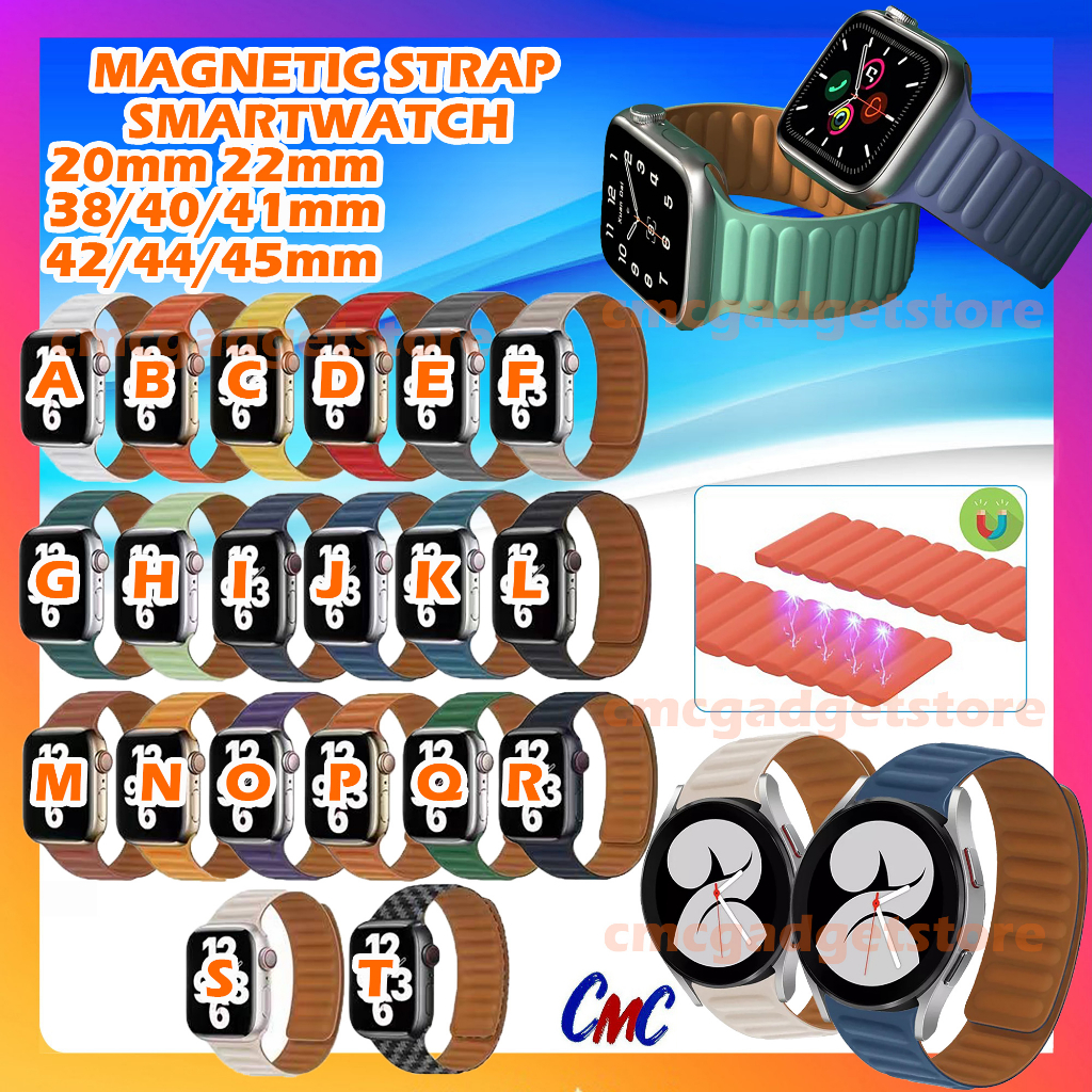 Jual Magnetic Strap Smartwatch Universal Galaxy Watch Huawei GT 5 4 3 2 ...