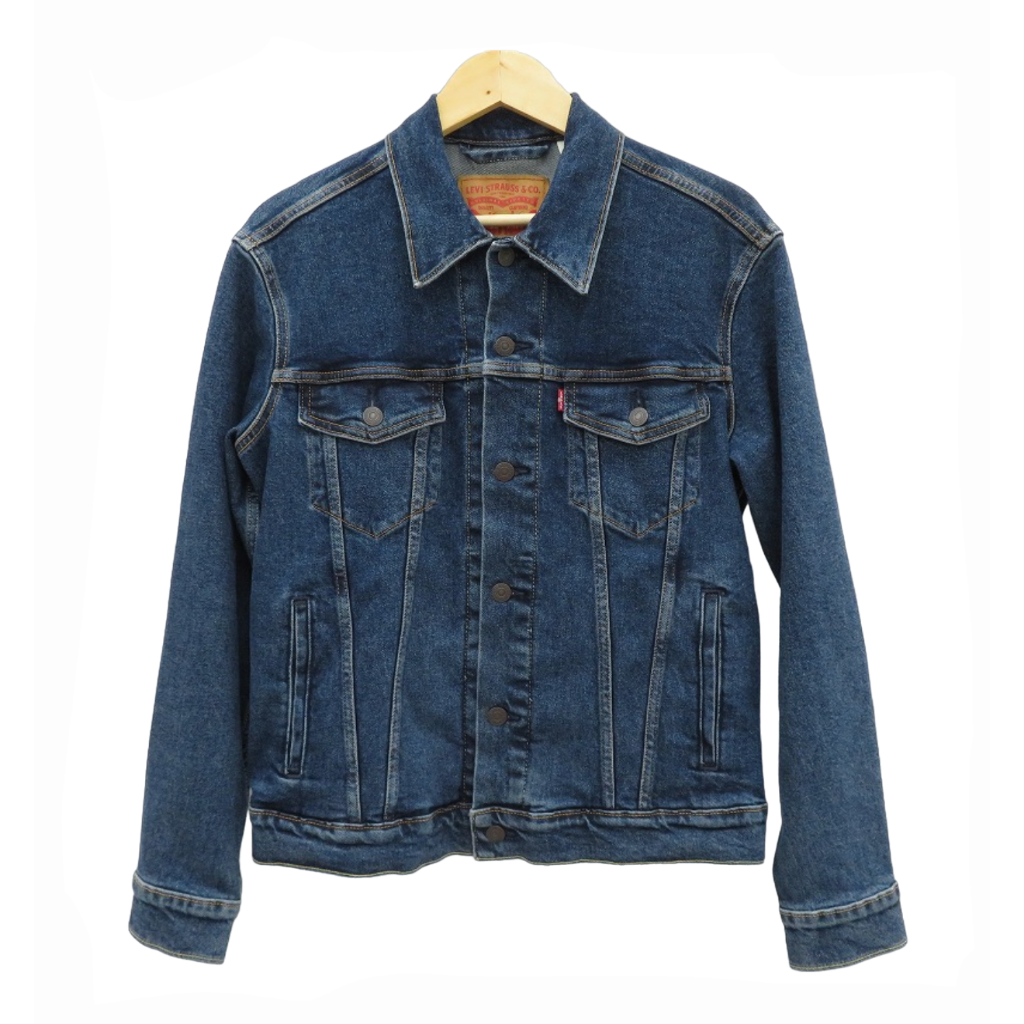 Jual Jaket Pria Levi's® Men's Trucker Jacket Dark Indigo 100% Original ...